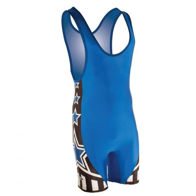 Matman Olympic Athens Singlet in Royal Blue
